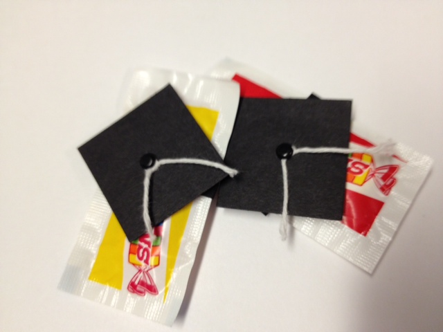 My Creative Corner!: Smarties Graduation Cap Party Favor Weekend Project