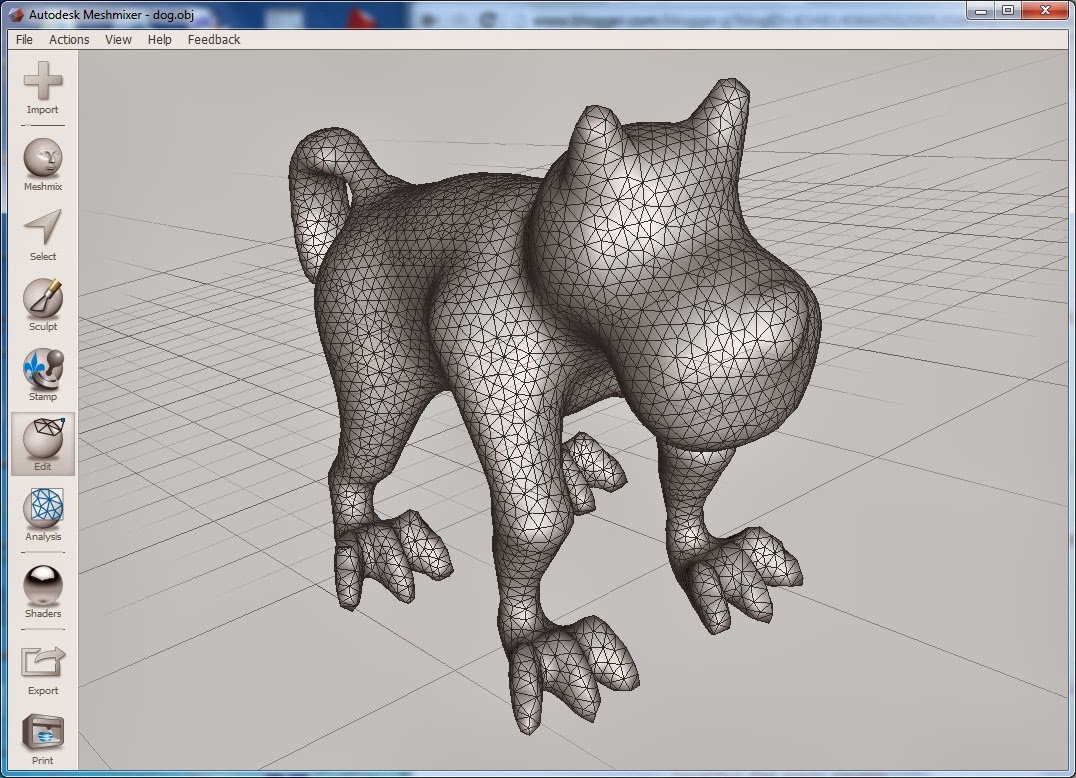 CAD Studio blog: Autodesk Meshmixer pro zamíchání síťových 3D modelů
