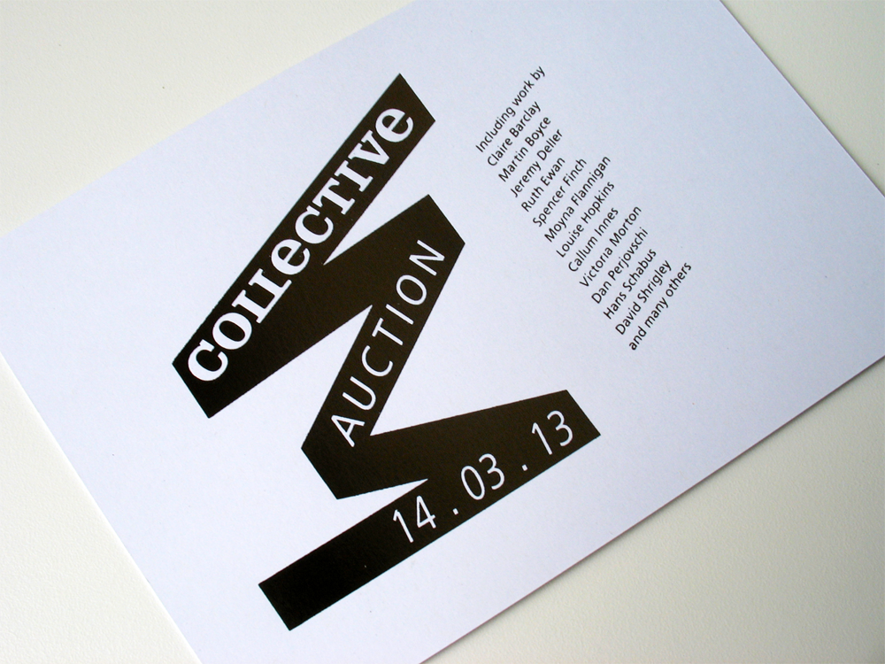 James Brook / Design: Collective Auction Invitation