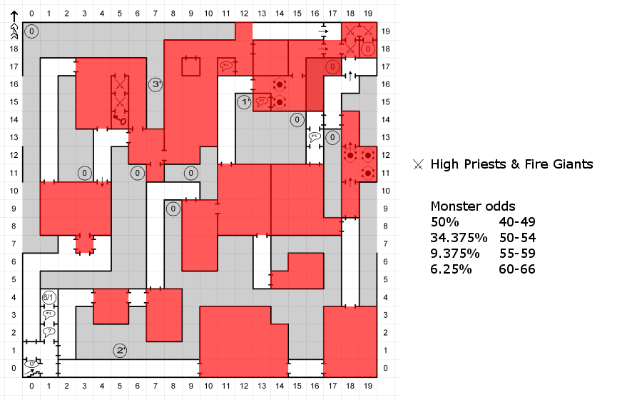 Data Driven Gamer: The maps of Wizardry II Data Driven Gamer: The maps of Wizardry II