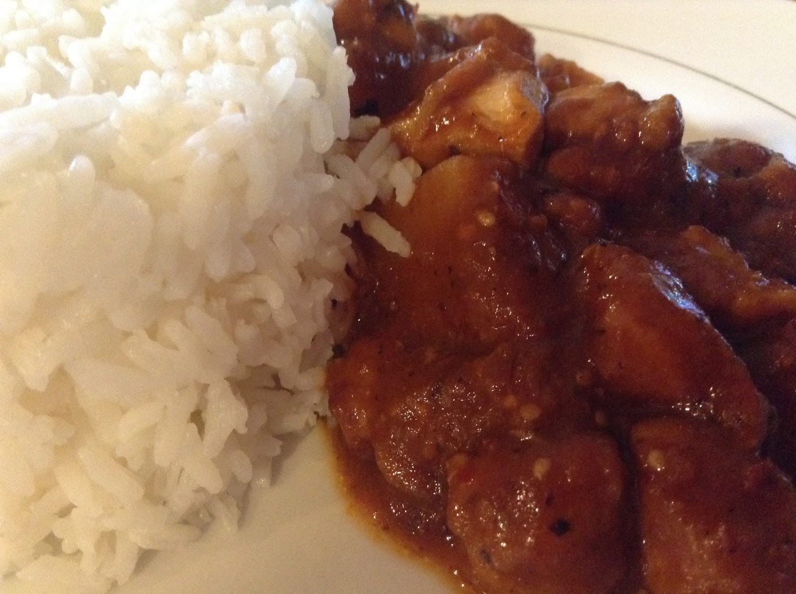 vive la vida: POLLO EN SALSA DE TOMATILLO Y CHILE SECO