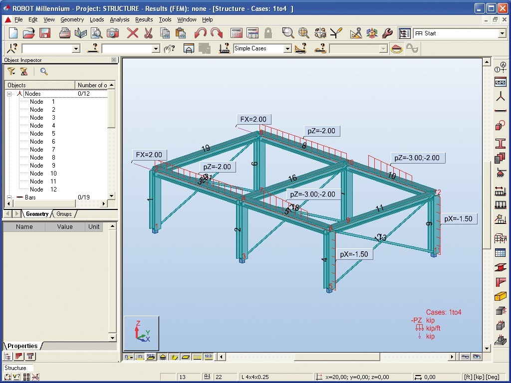 3D FRAME STRUCTURE