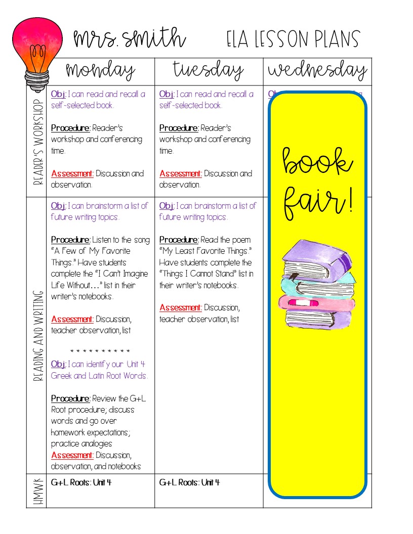 October Happenings and My Lesson Plans - Musing From The Middle School