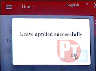 HR – Apply Leave using RICT Device