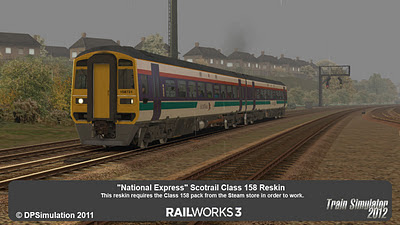 DPSimulation: "National Express" Scotrail Class 158 Reskin