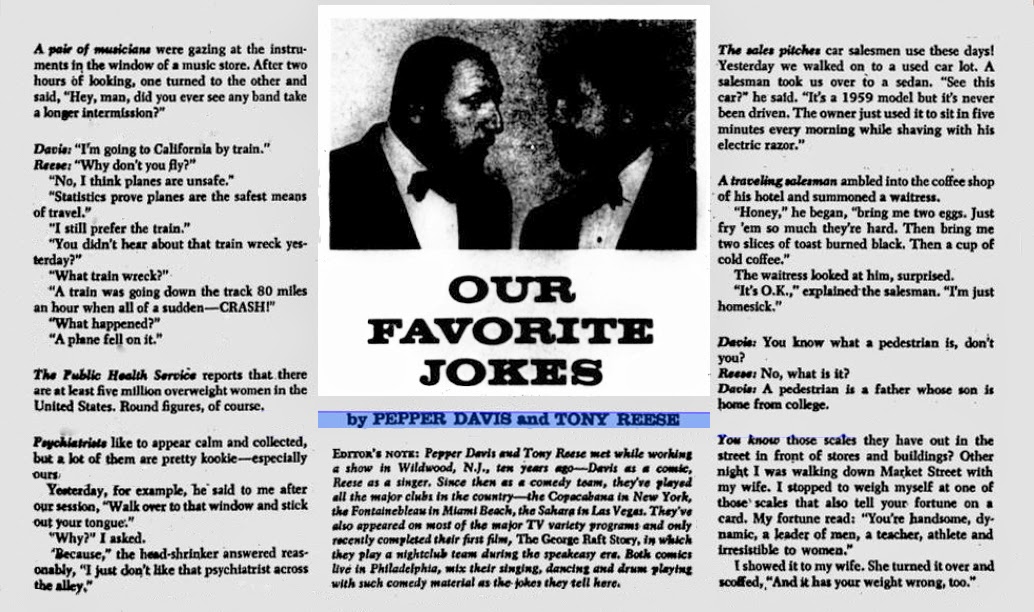 Vintage Stand-up Comedy: Davis & Reese - Comedy World Of Davis And ...