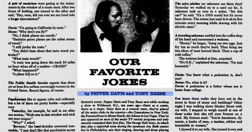 Vintage Stand-up Comedy: Davis & Reese - Comedy World Of Davis And ...