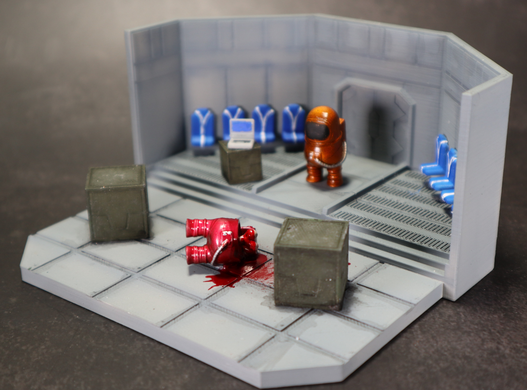 Among Us Diorama for Wekster Mini's | The3Dprinting 3D print Dioramas ...