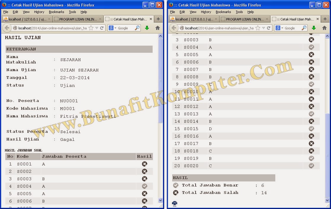 Sistem Informasi Ujian Online Mahasiswa Berbasis Web dengan PHP-MySQL ...