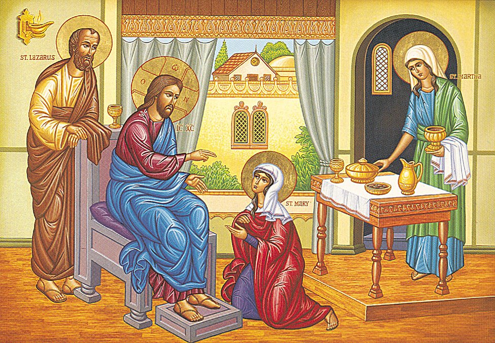 ORTHODOX CHRISTIANITY THEN AND NOW: Saints Martha and Mary, Sisters of ...