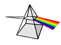 Rainbow, Dispersion of light in a Diamond, Dispersion of light on a CD ...