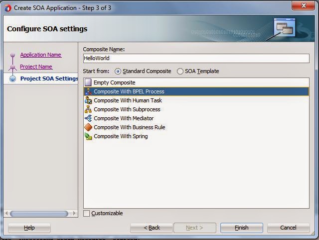Learning SOA: Hello World Project in SOA Suite 12C