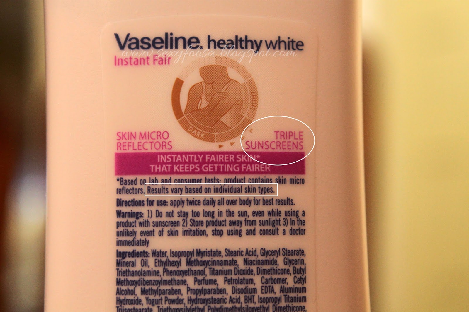 Vaseline Instant Whitening Lotion: Real or Fake?
