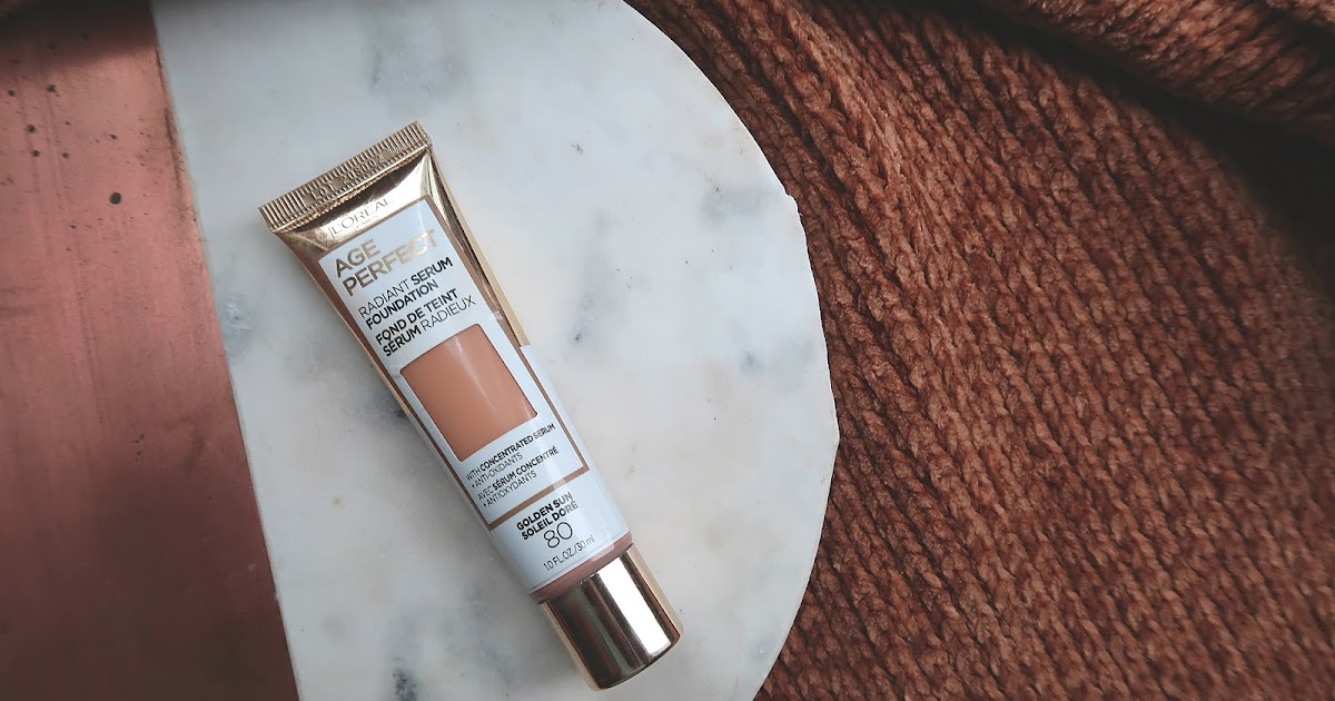 Samantha Jane: L'Oreal Age Perfect Radiant Serum Foundation Swatches ...