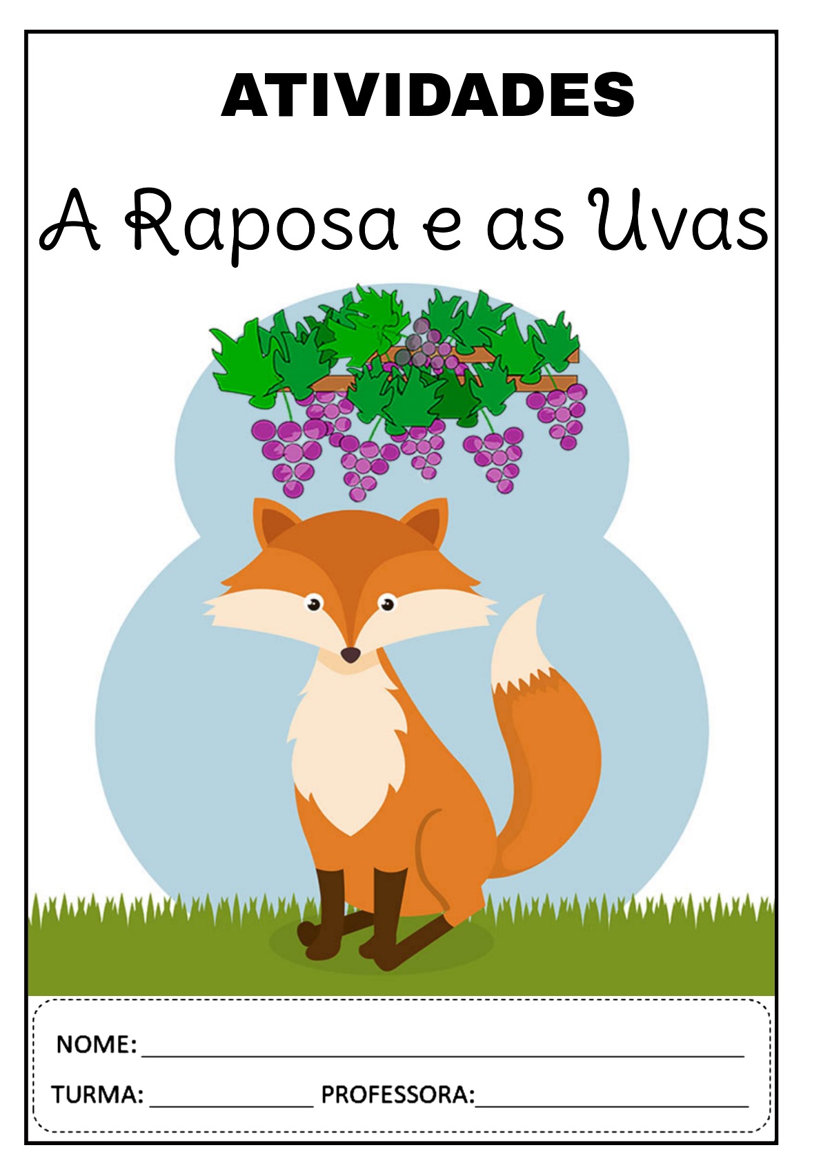 Atividades A Raposa E As Uvas Educação Infantil - RETOEDU