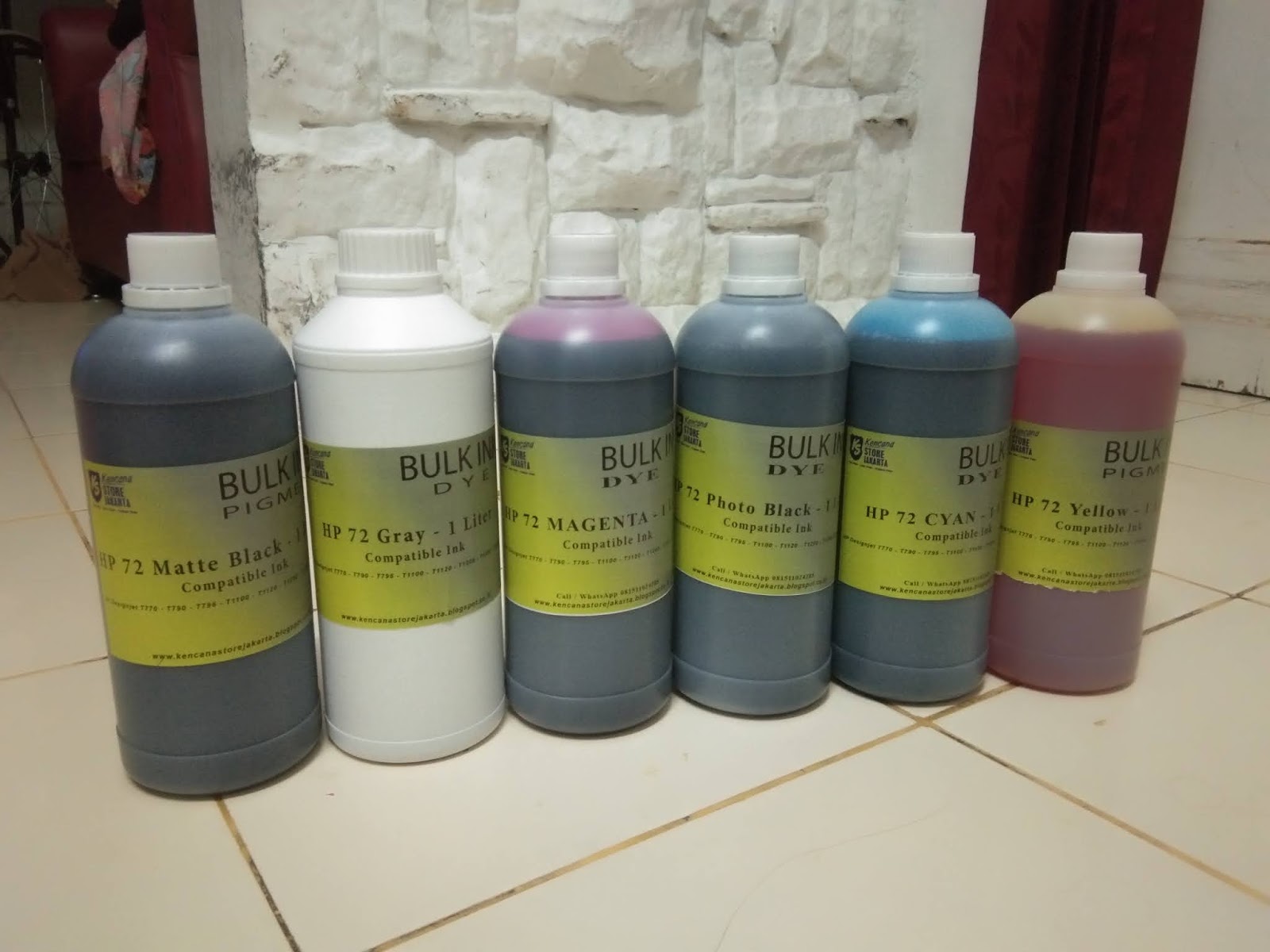 Jual Tinta Plotter HP 72 Grey 1000ml Literan ~ Jual Kertas Plotter A1 ...