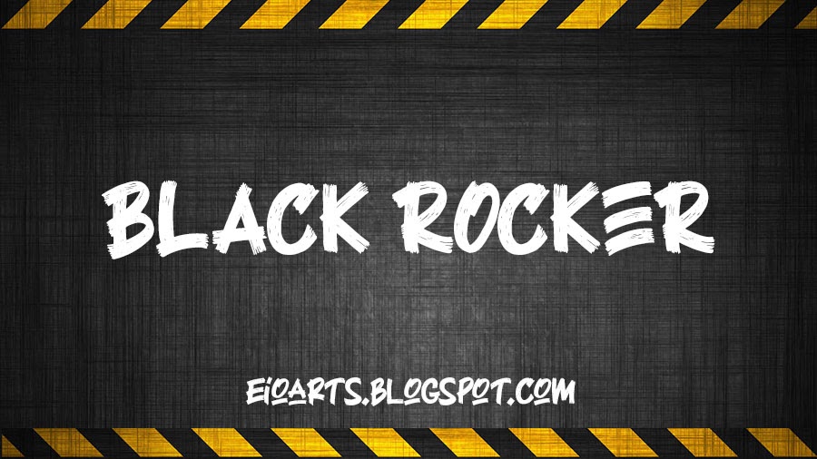 Font Black Rocker - EIO ARTS