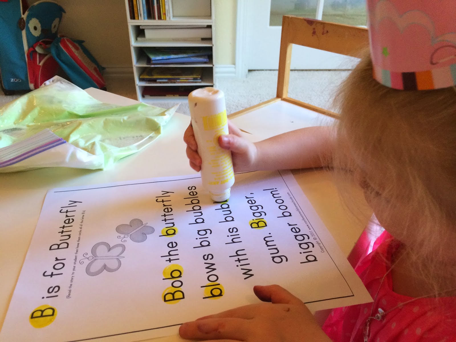 Keeping up with the Joneses: Preschool-Letter B