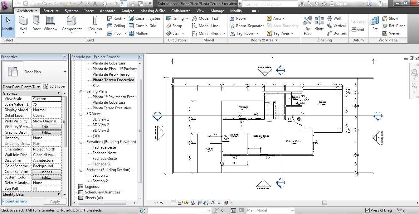 AGo Treinamentos: Revit Architecture - Comando Transfer Project ...