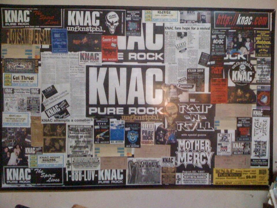 Script the Darkness: KNAC Pure Rock 105.5: Forever Black, Never Fading
