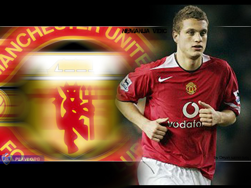 wallpaper free picture: Nemanja Vidic Wallpaper 2011