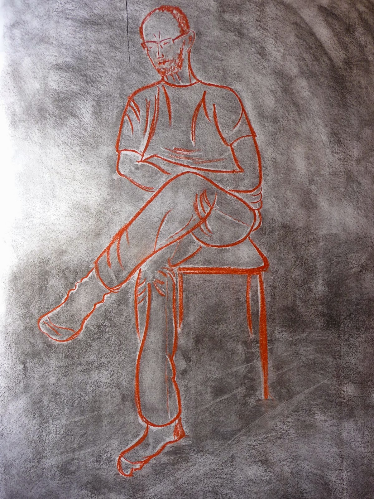 Drawing Skills: Assignment 4a Seated Figure