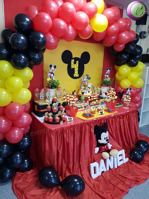 💡 36 Decoraciones de Mickey Mouse que te van a Encantar | Ideas Cumpleaños