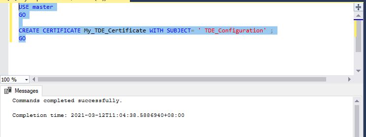 Hemant's SQL Server DBA Blog: Setting up Transparent Data Encryption Hemant's SQL Server DBA Blog: Setting up Transparent Data Encryption