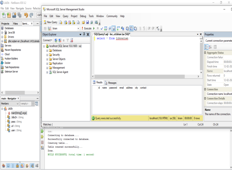 Design suitable database for Library Management System.
