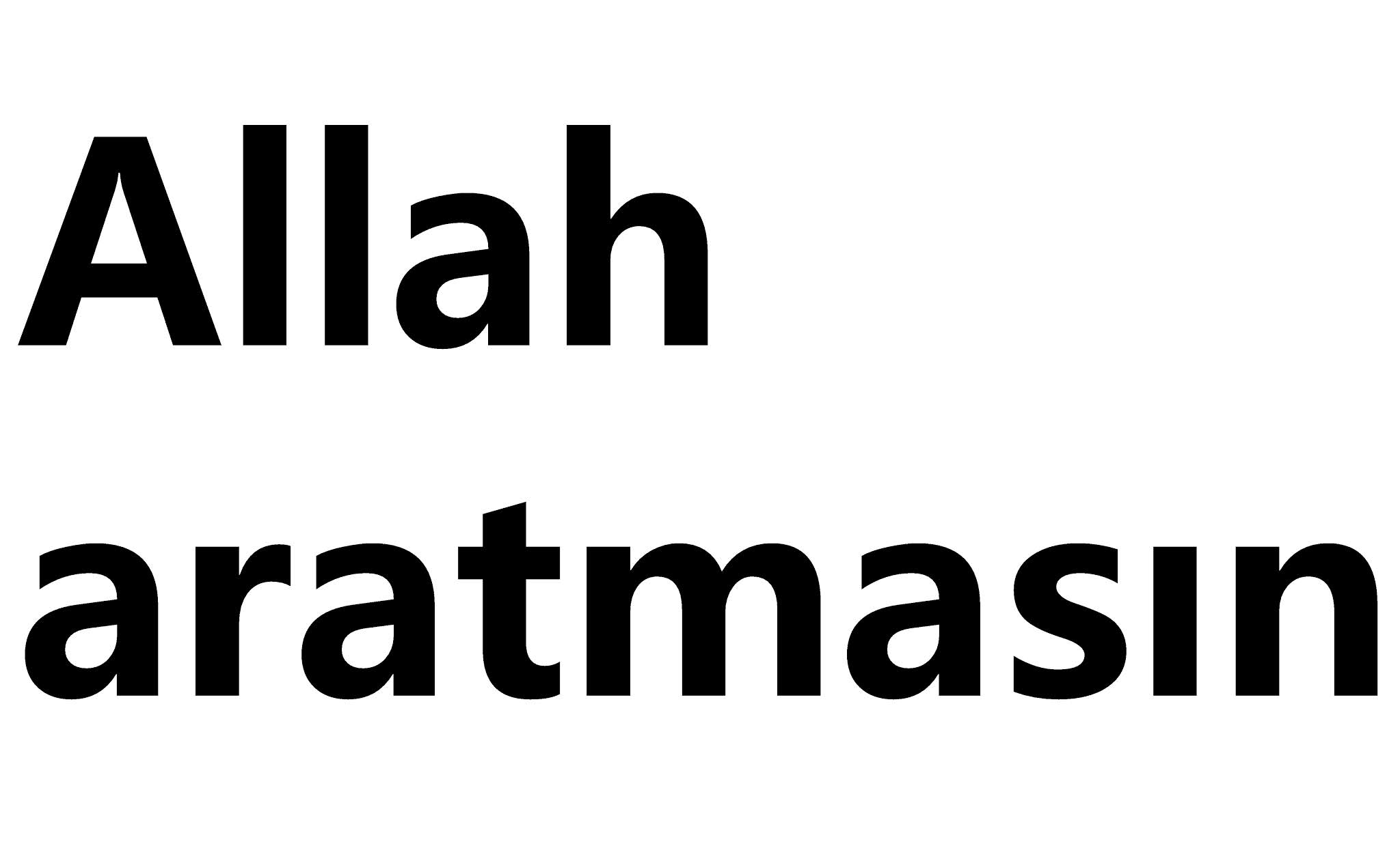 Allah aratmasın - BilginCin