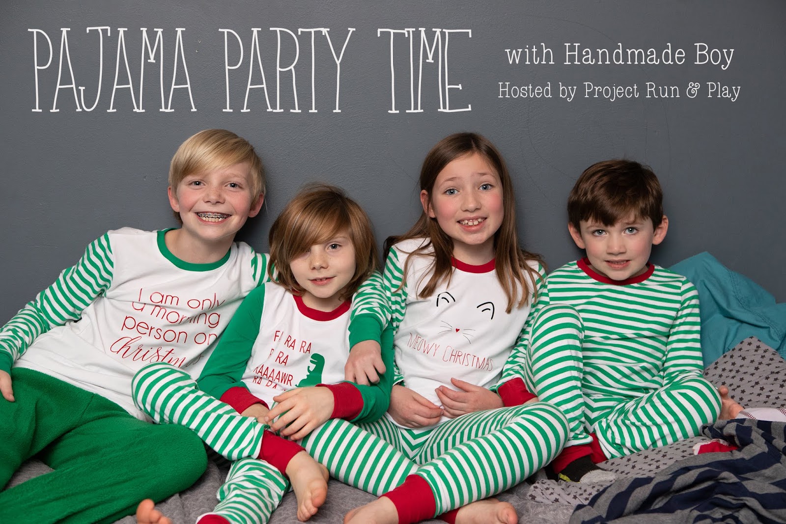 Project Run and Play: Pajama Party with Handmade Boy