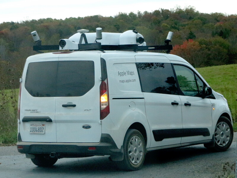 The Joyce Road Neighborhood: Apple Maps Van