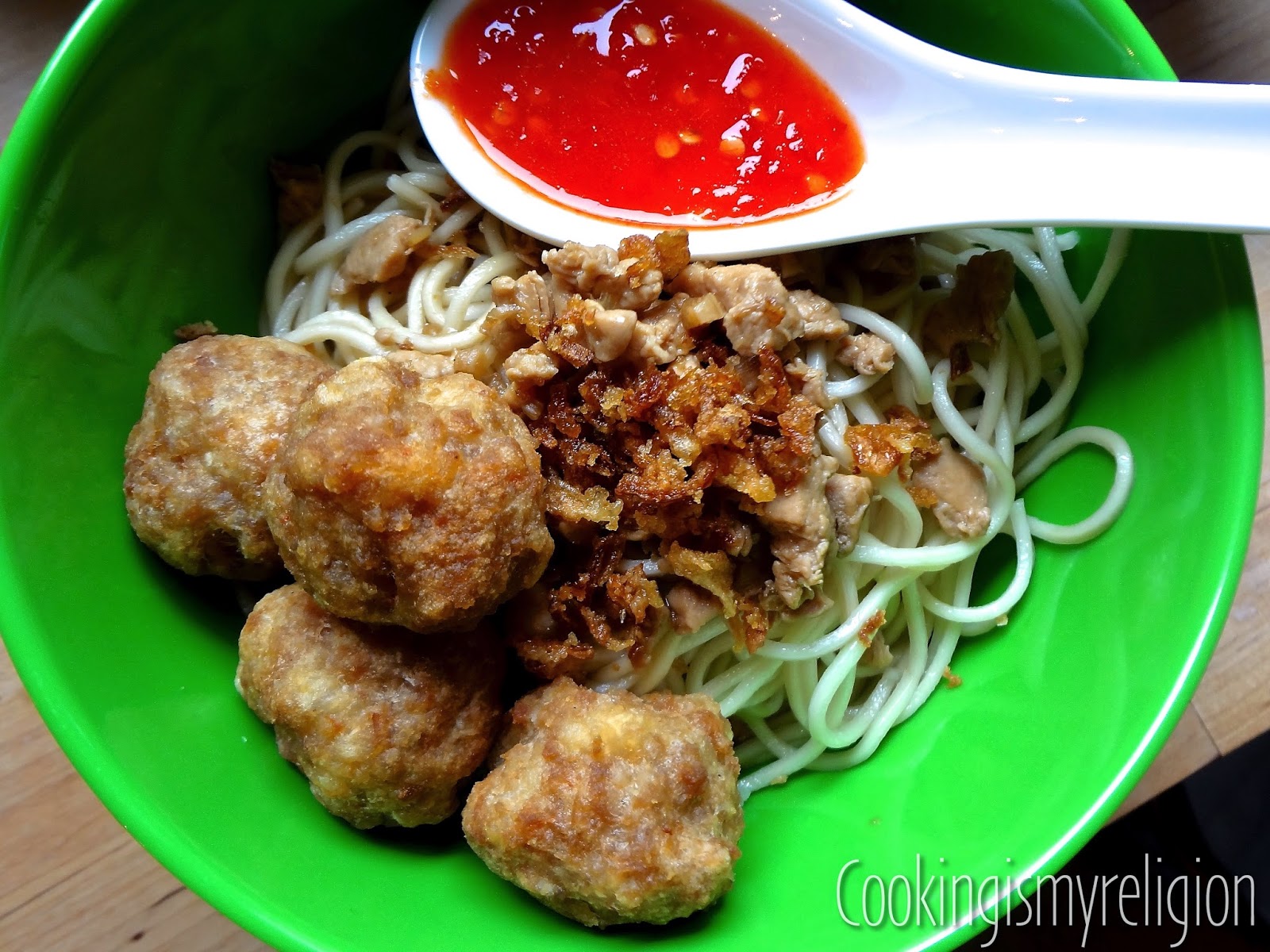 Cooking Is My Religion: Bakso Goreng Babi (Fried Pork Meatballs)