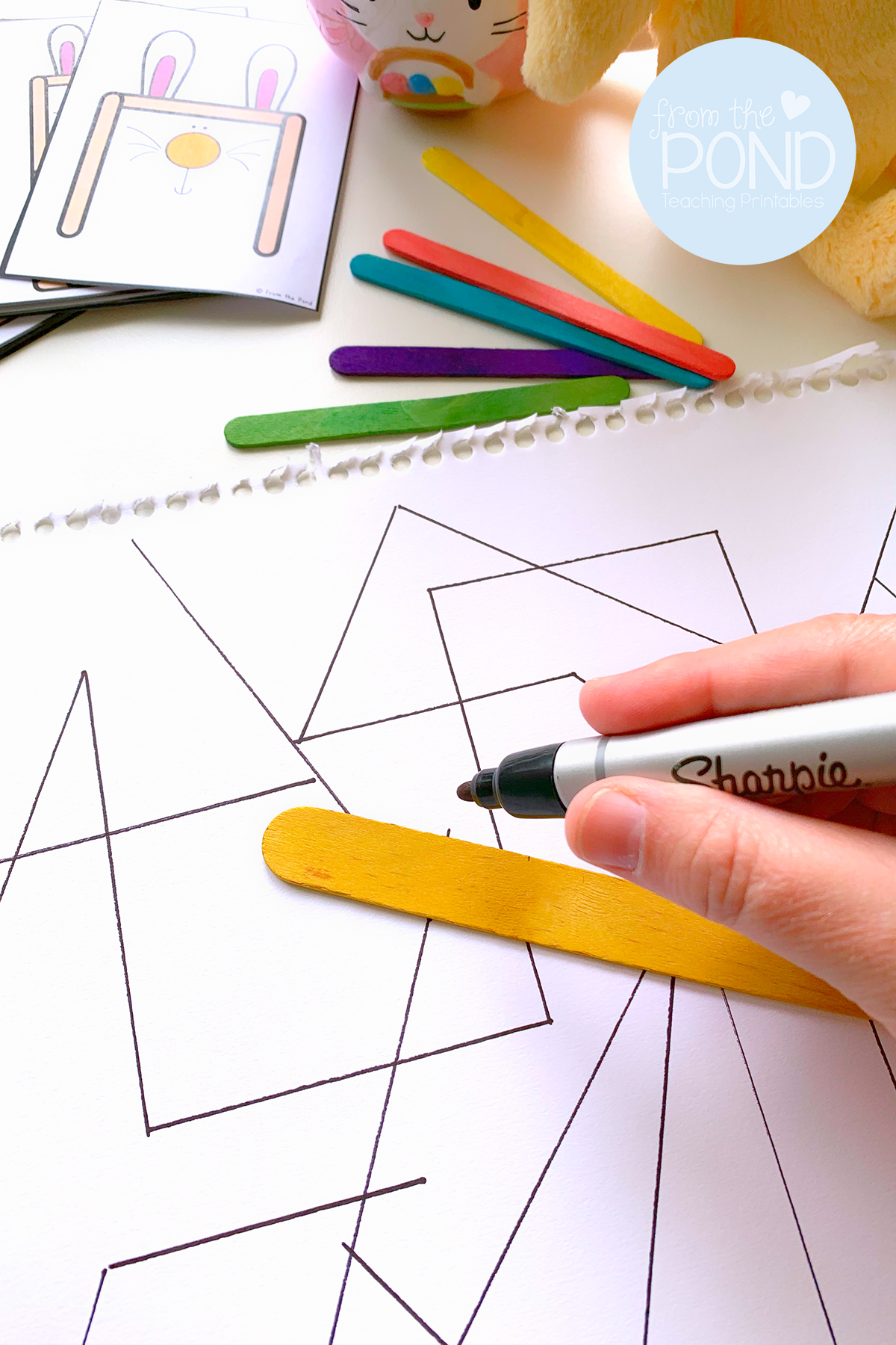 Straight and Curved Lines | From the Pond