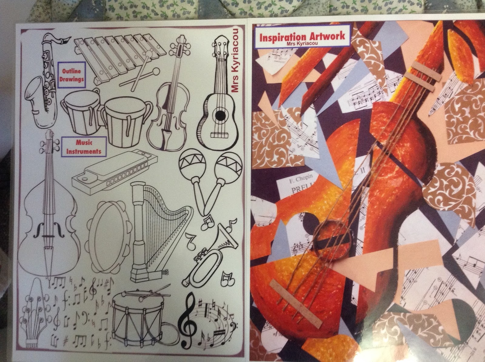 Cubism - Musical Instruments