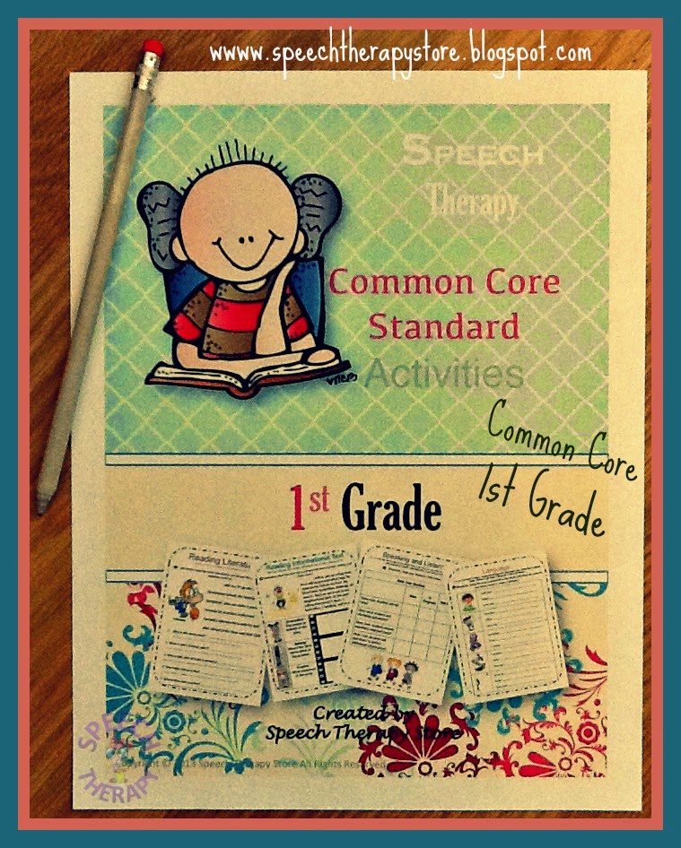 Speech Therapy: 1st Graders + Common Core = Good Times!