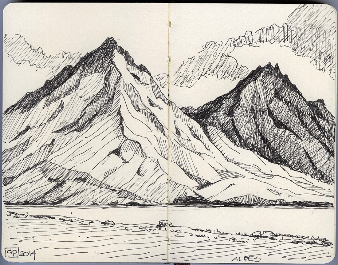 Les dessins de Daniel: Alpes