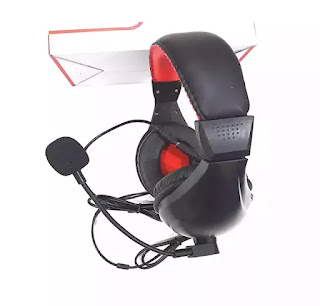 Headphone Plus Mic Wired Set JT813 PC Laptops Mobile Devices