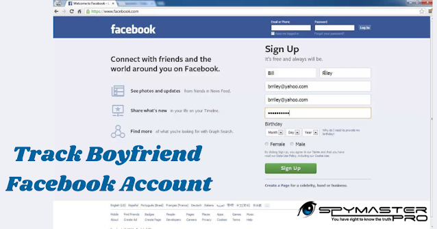Track Boyfriend Facebook Account
