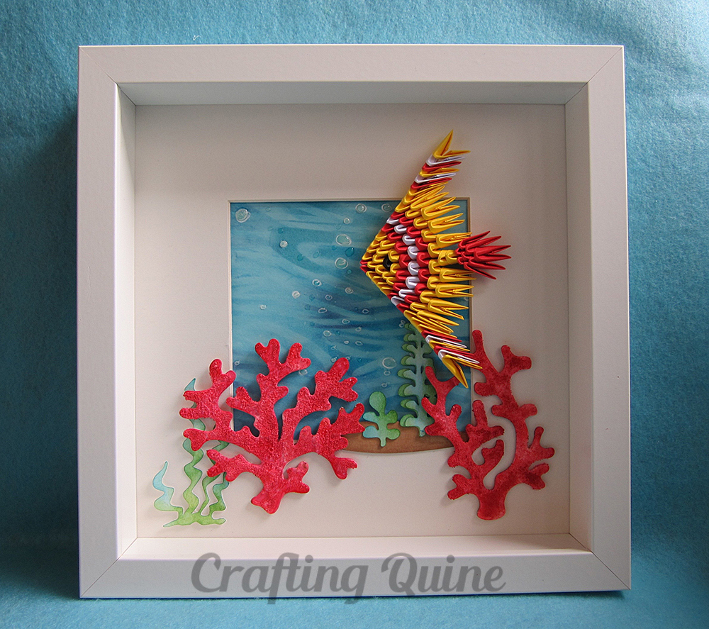 Crafting Quine: Origami Fish - wall decor
