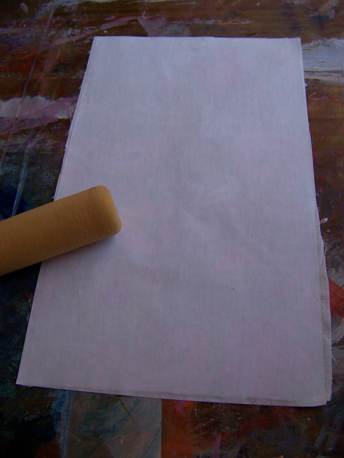 A Pretty Talent Blog: Transferring an image from paper to fabric