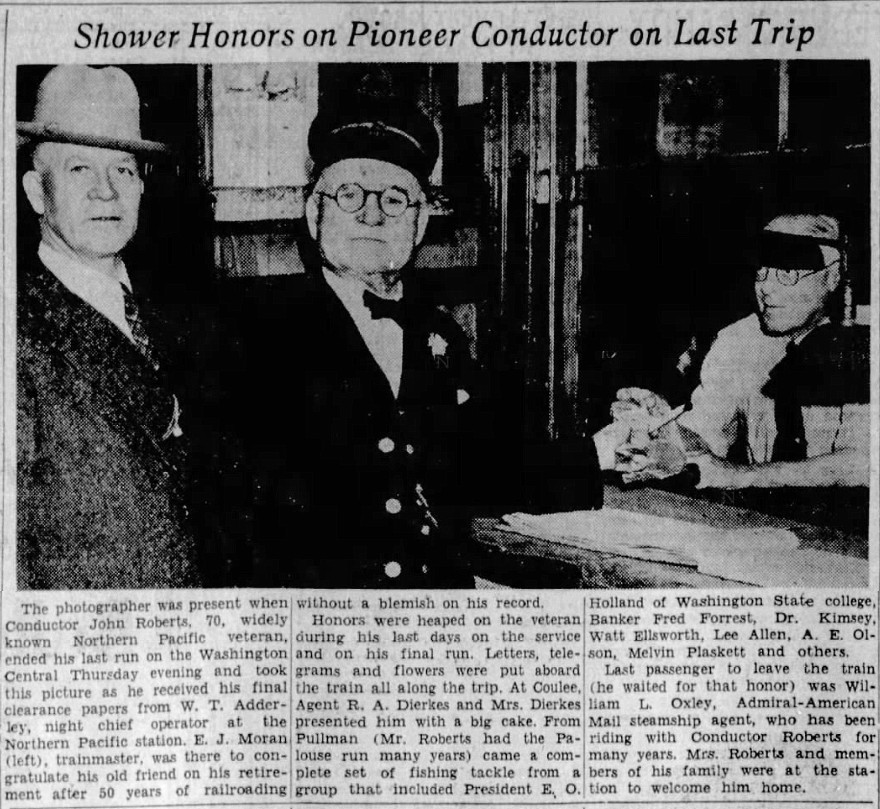 Big Bend Railroad History: CW Conductor's Last Run