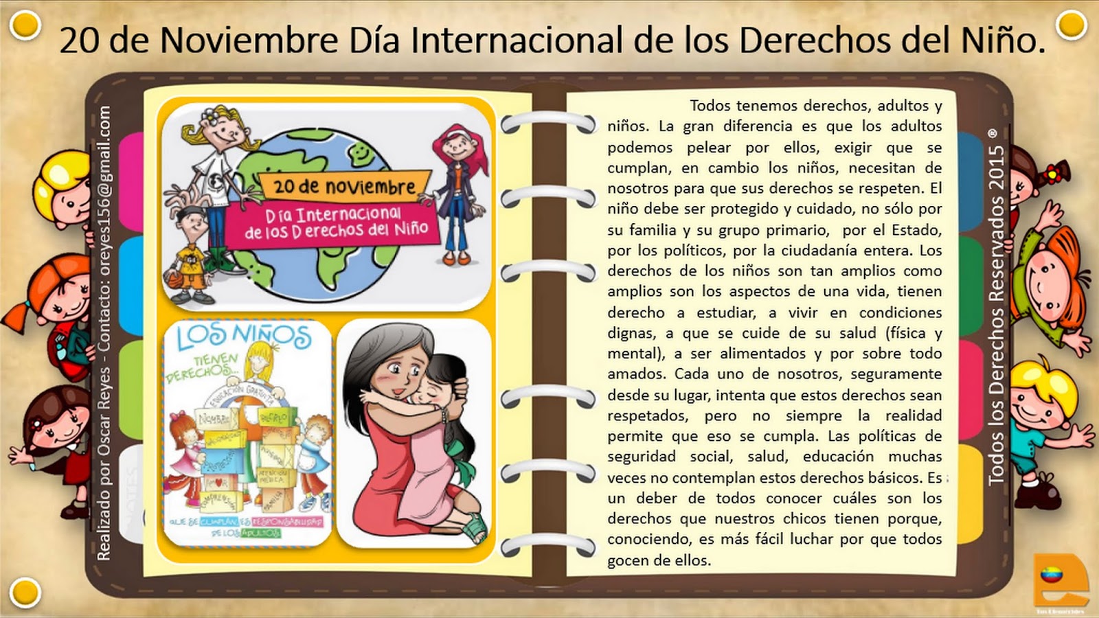 📚 Tus Efemérides Escolar 2012-2023 📅: 20 de Noviembre Día Internacional ...