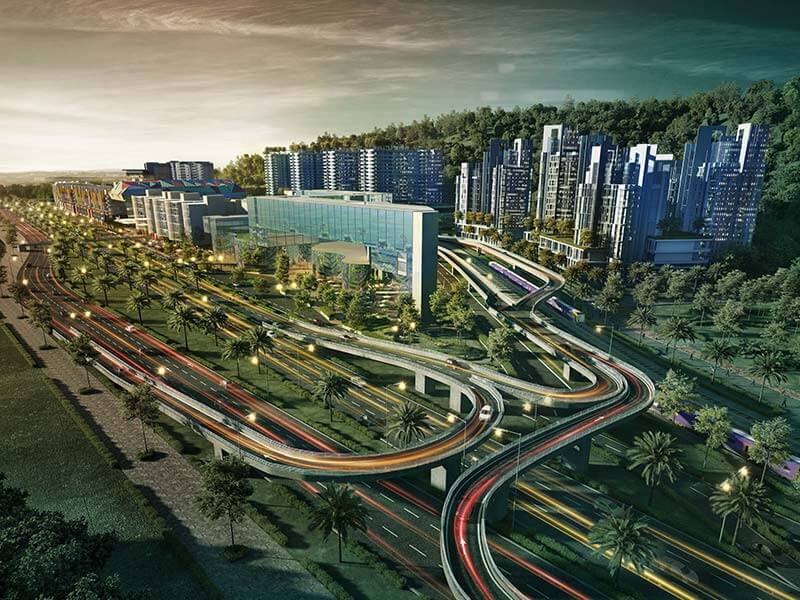 Provision for Light Rail Transit (LRT) in Aeropod project in Sabah!