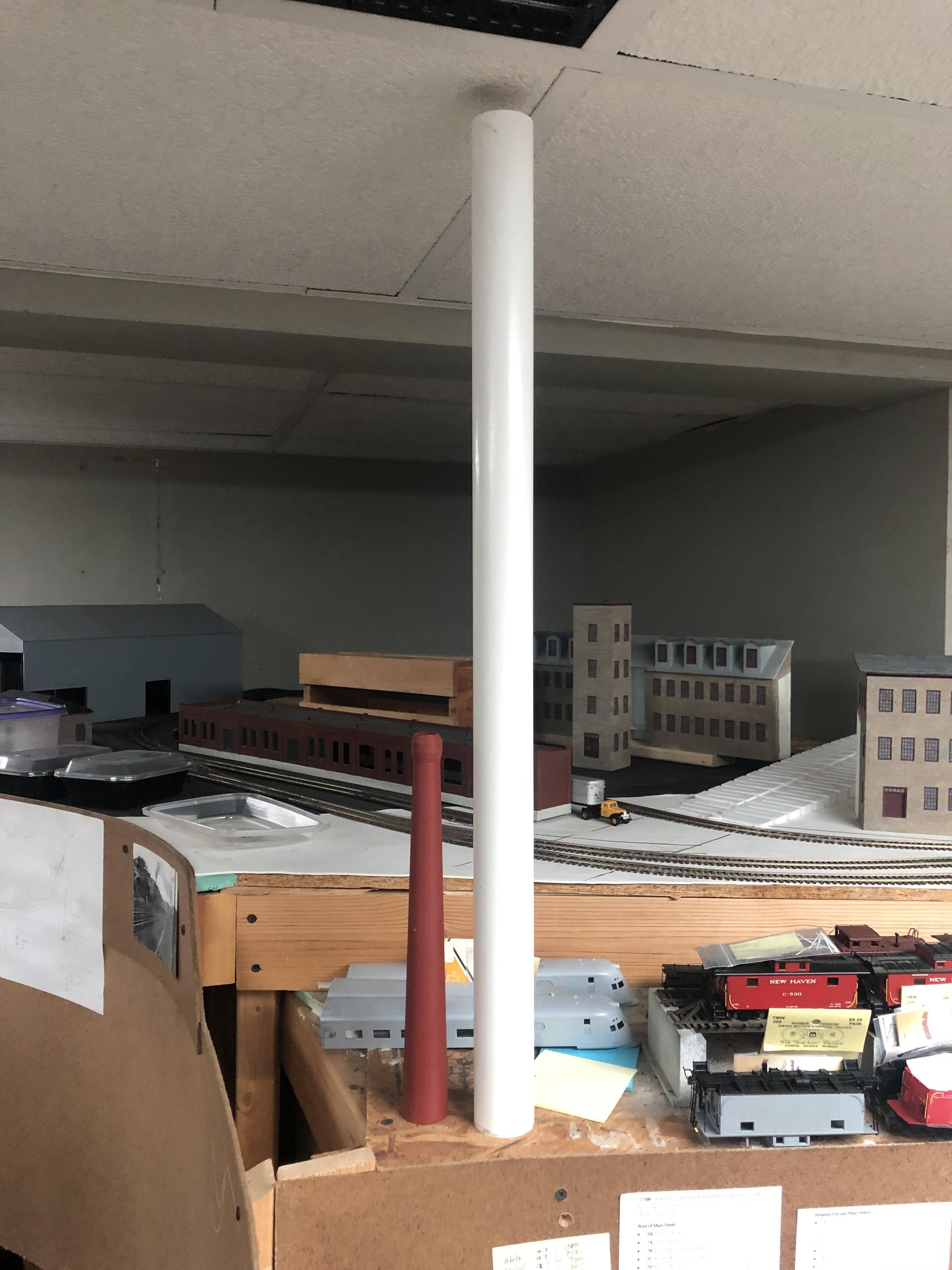 Randy's Layout Blog: What else? Smoke Stacks