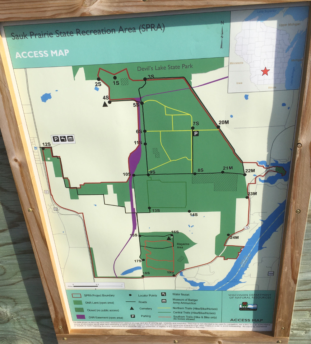 On the map, the hwy 12 entrance is on the far left and center. There is ...