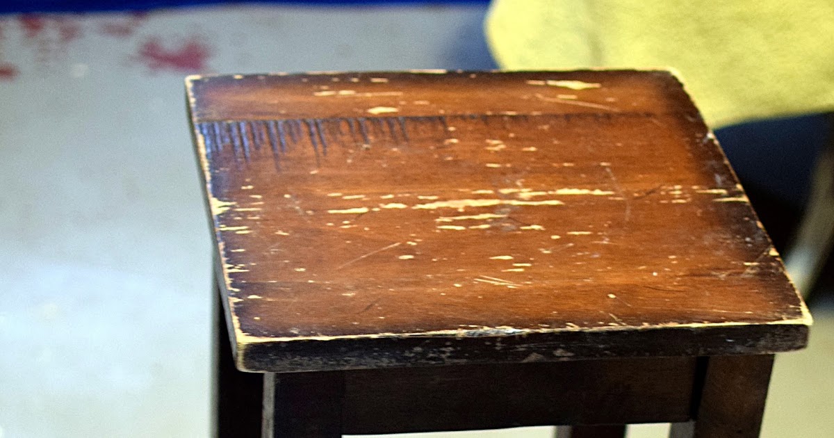 Simply Lora's Beauty: Checkboard Stool