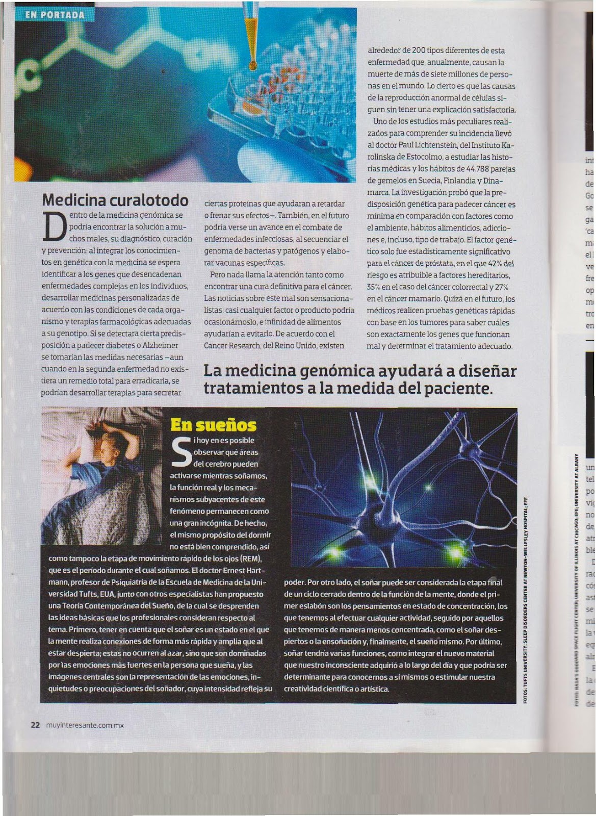 LECTURAS CIENTÍFICAS A NIVEL QUÍMICO