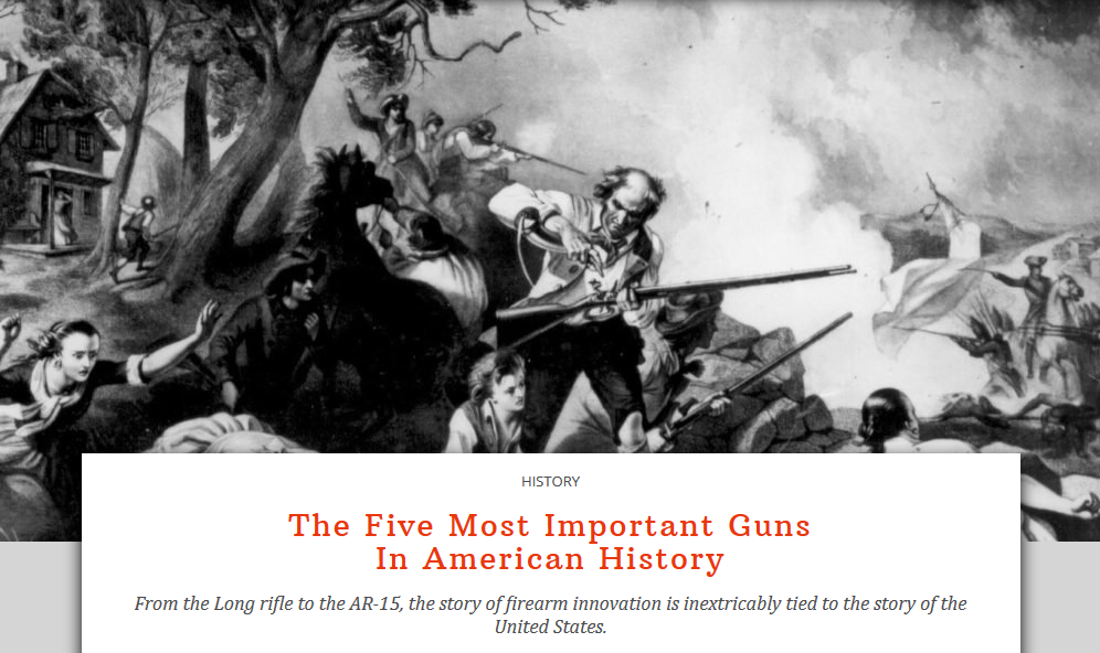 THE WESTERNER: The Five Most Important Guns In American History