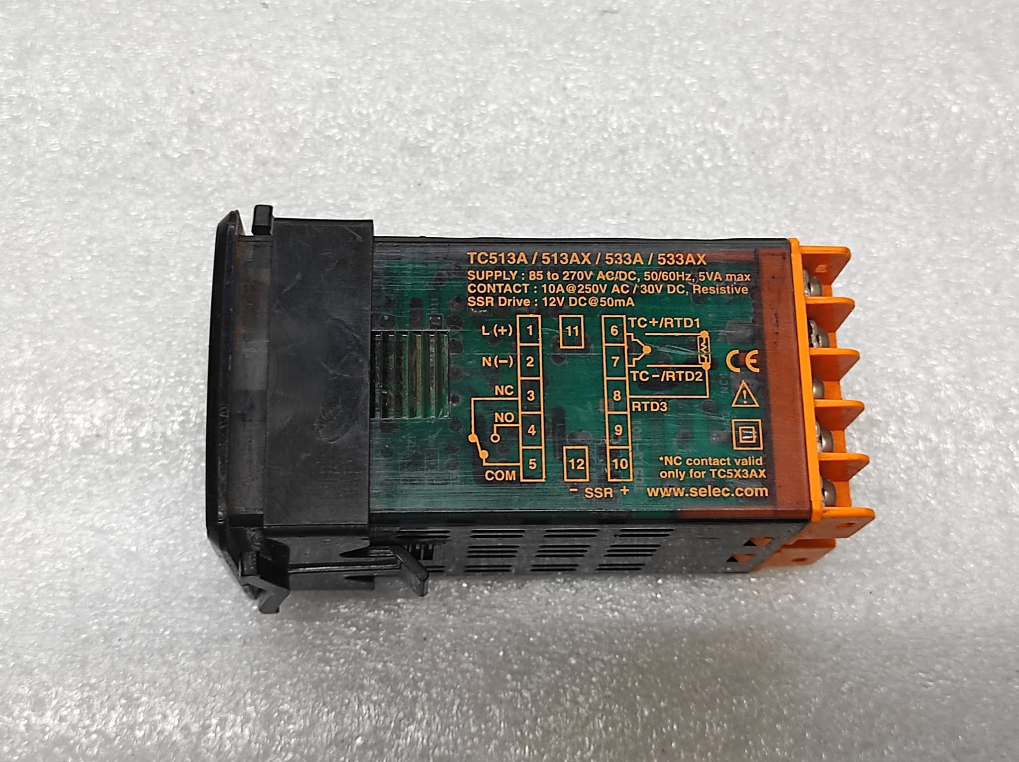 SELEC TC513 TEMPERATURE CONTROLLER 85-270V AC/DC